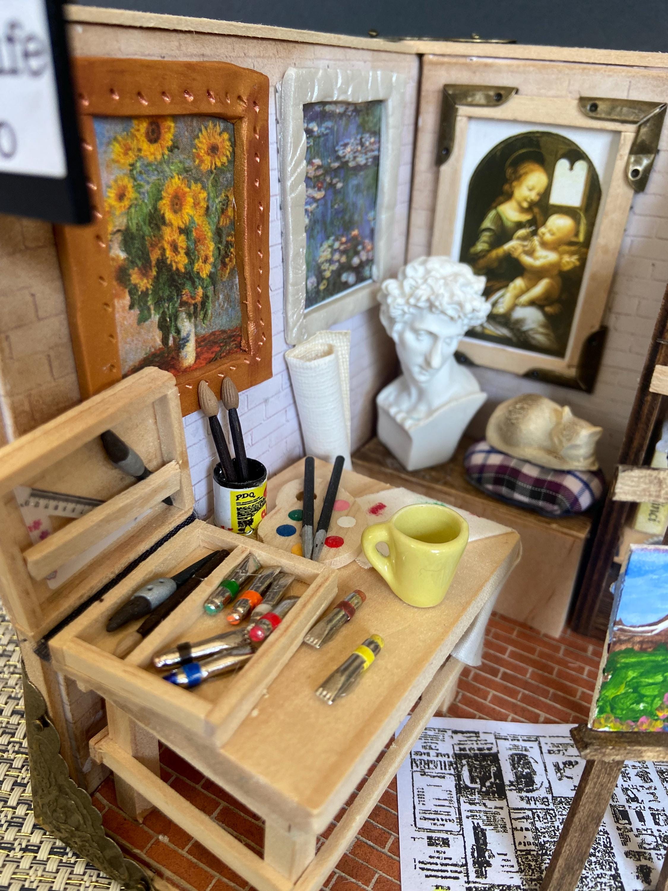 Miniature Art Studio - Etsy
