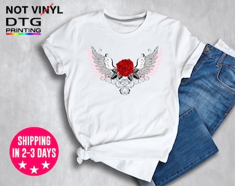 Angel Graphic Tee | Etsy