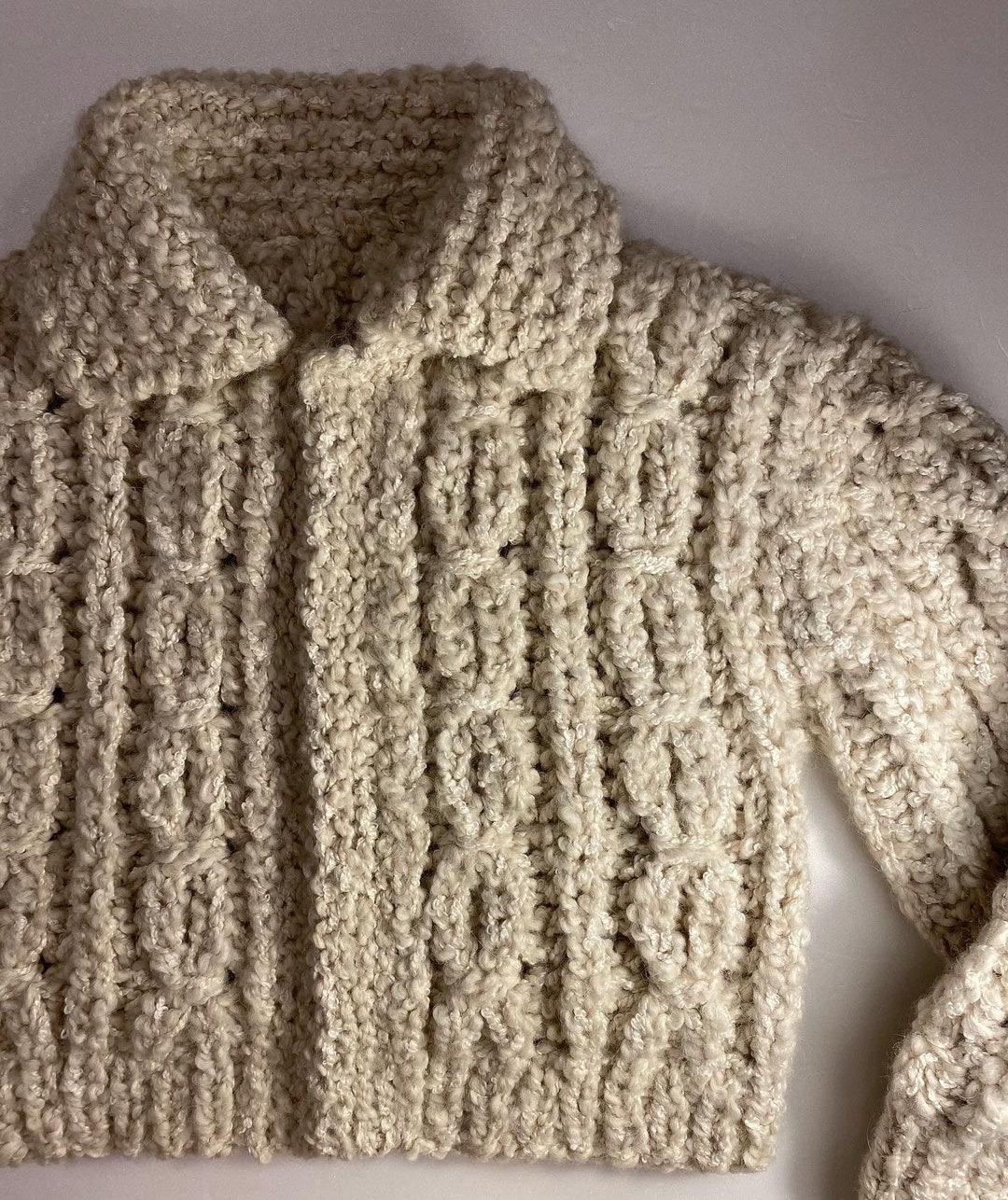 Handmade Jacket / Bomber for Children in Alpaca With Silk / Handmade ...