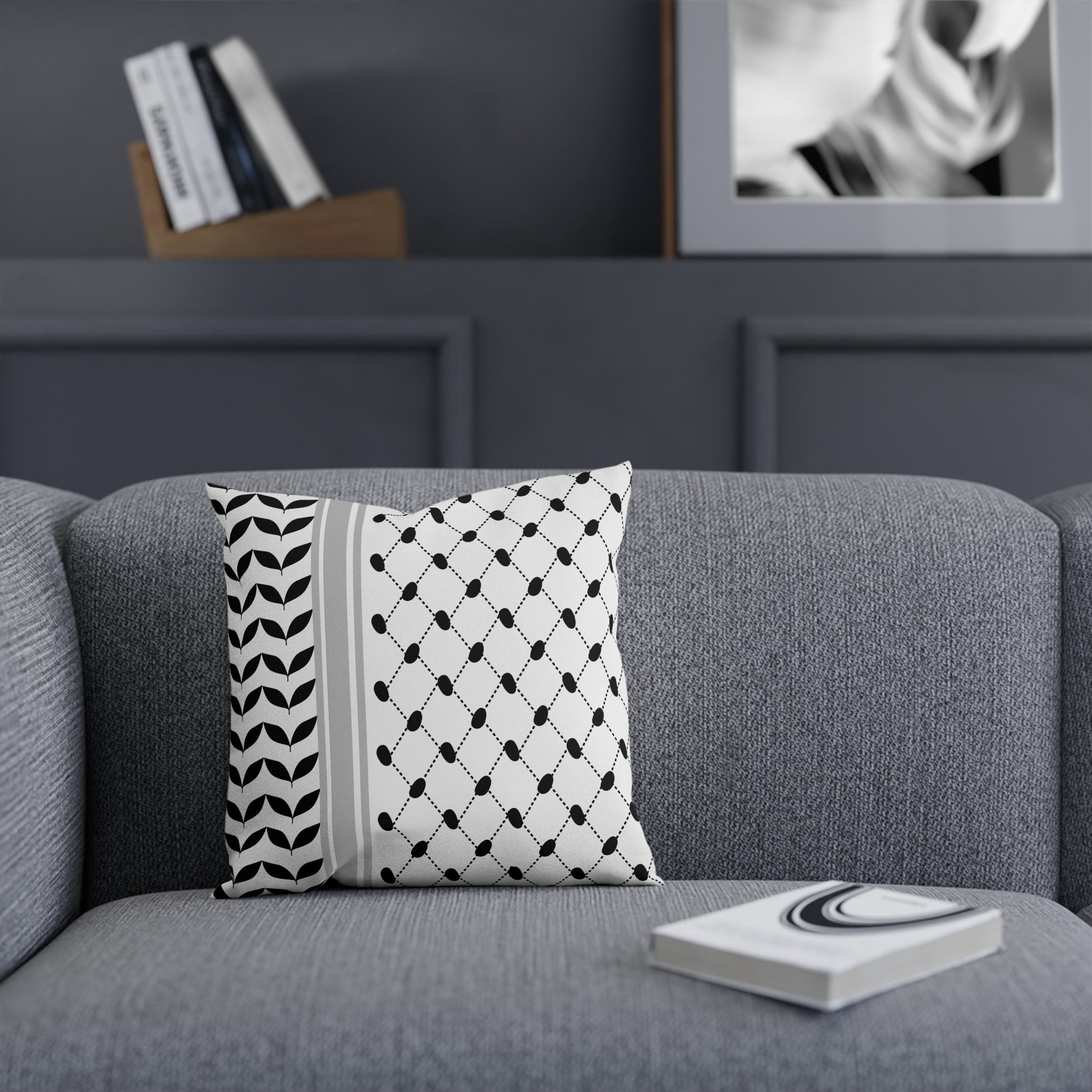 Keffiyeh Shemagh Palestine Cushion - Etsy