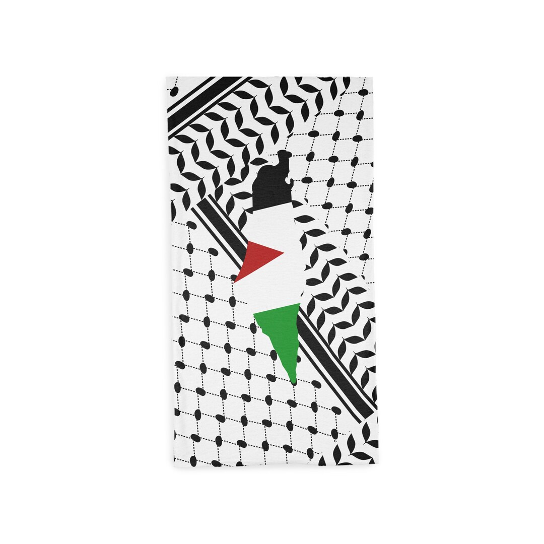 Palestine Keffiyeh Map Tube Scarf - Etsy