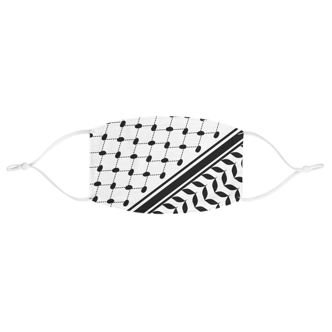 Hibrawi Keffiyeh Palestine Fabric Face Mask - Etsy