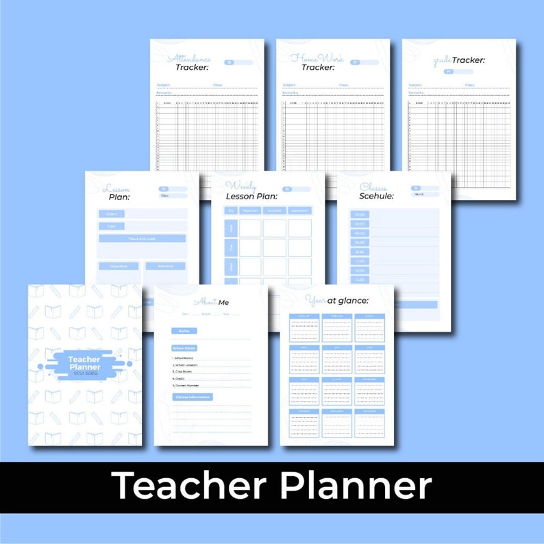 Teacher Planner 2021-2022 Teacher Planner 2020-2021 - Etsy