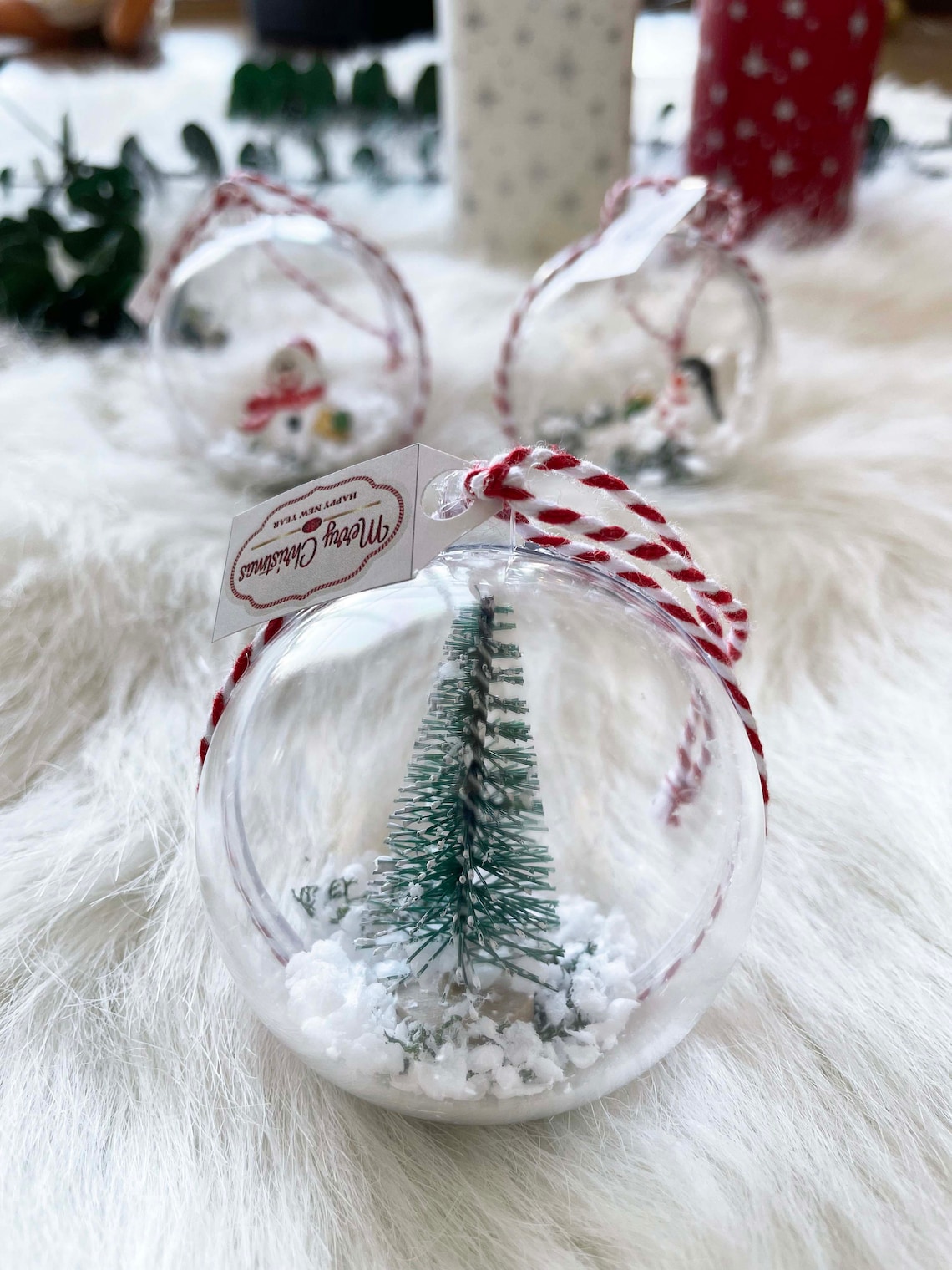 Handmade Snow Globe Ornament Bulk Snow Globe Christmas Gift - Etsy