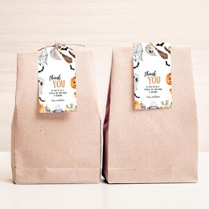 Editable Halloween Party Invitation Spooky Pumpkin Theme Free Thank You ...