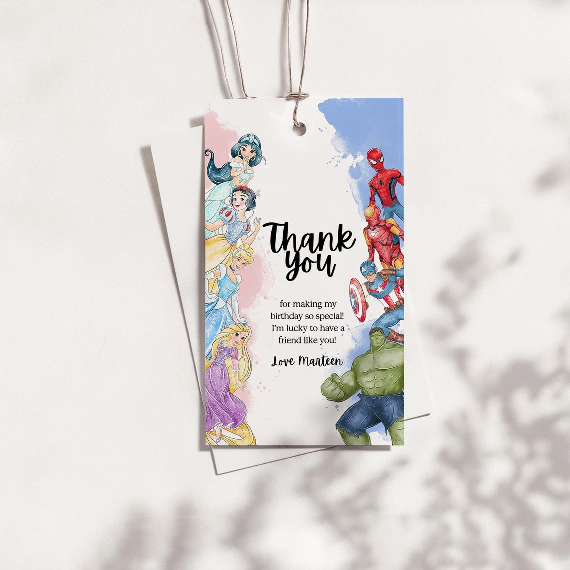 Superhero Princess Birthday Invitation: Joint Party, Boy & Girl ...