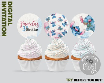 Stitch Toppers Printable - Etsy
