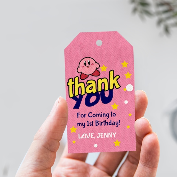 Kirby Thank You Cards - Etsy