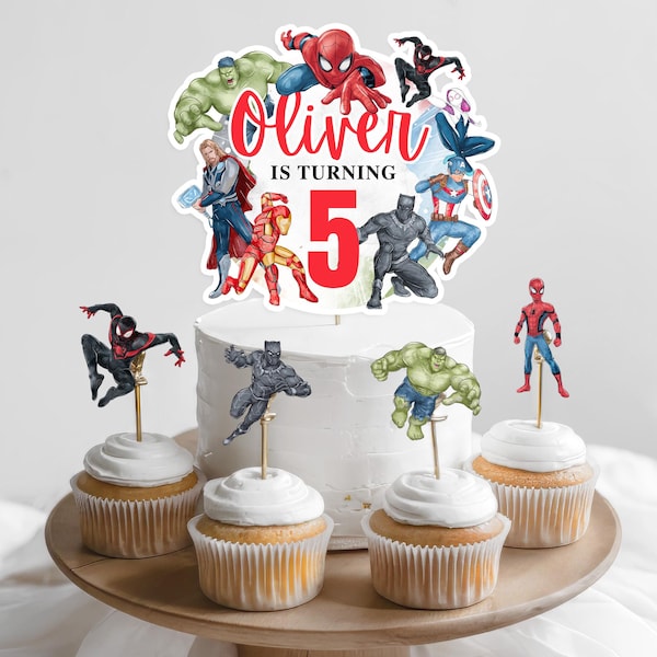 Avengers Cake Topper - Etsy