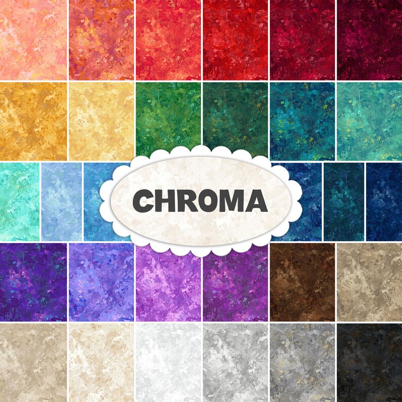 Chroma Charm Pack by Northcott - Includes 42 5" Squares - Etsy