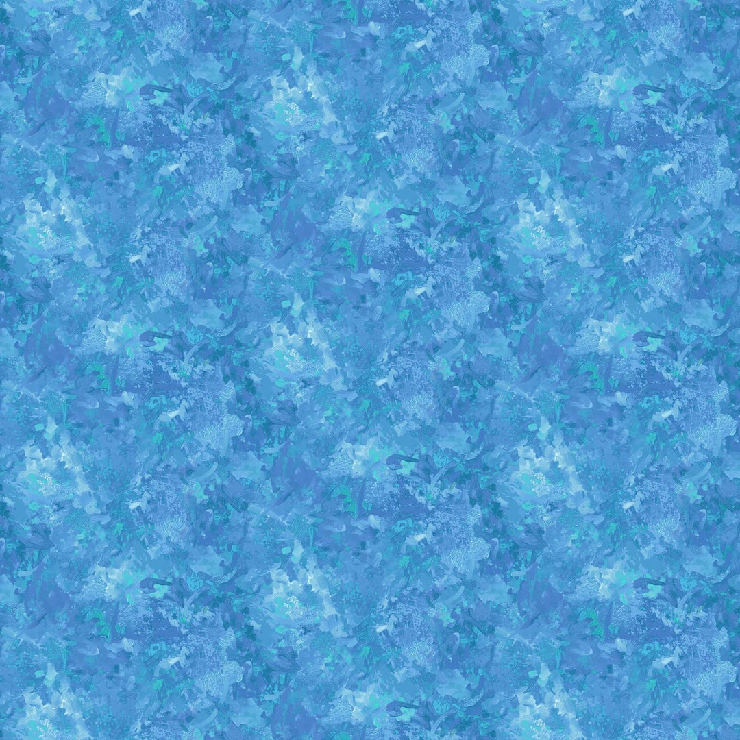 Northcott Chroma Blender Fabric - 9060-44 Bahama Blue Yardage (44 ...
