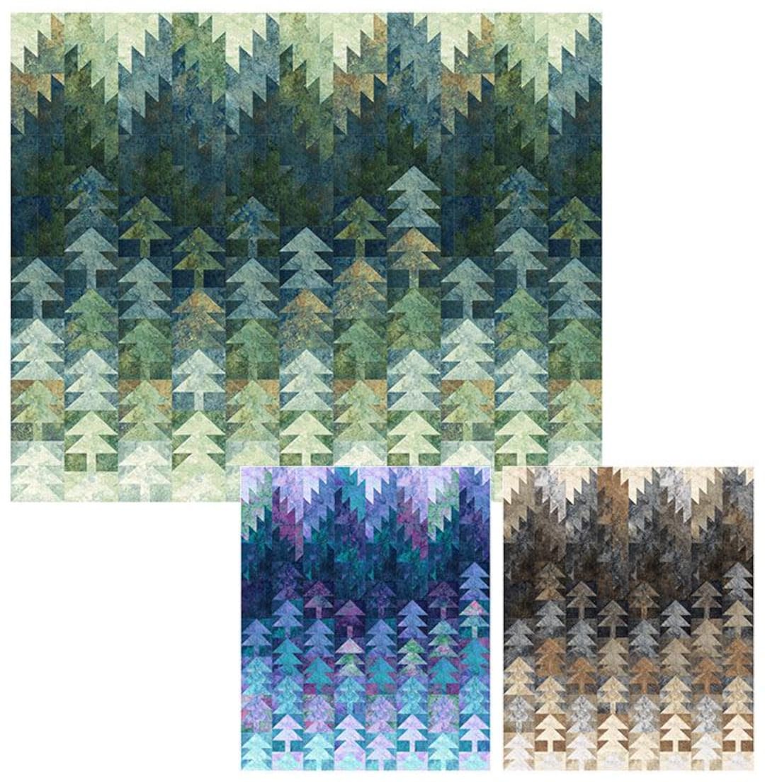 Misted Pines Quilt Pattern (pattern Only) - Etsy