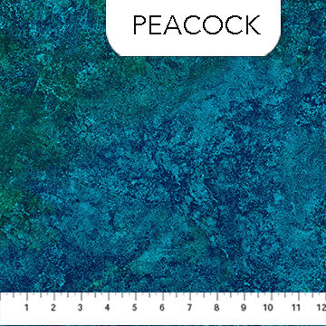 NEW Northcott Stonehenge Gradations Peacock (26755-66) Yardage (44 ...