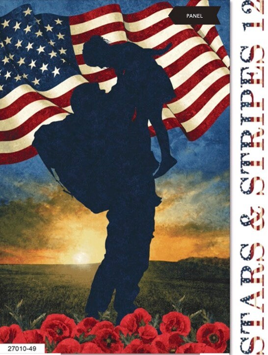 Northcott's Stars & Stripes 12 Collection for QOV-DP24283-12 Label ...