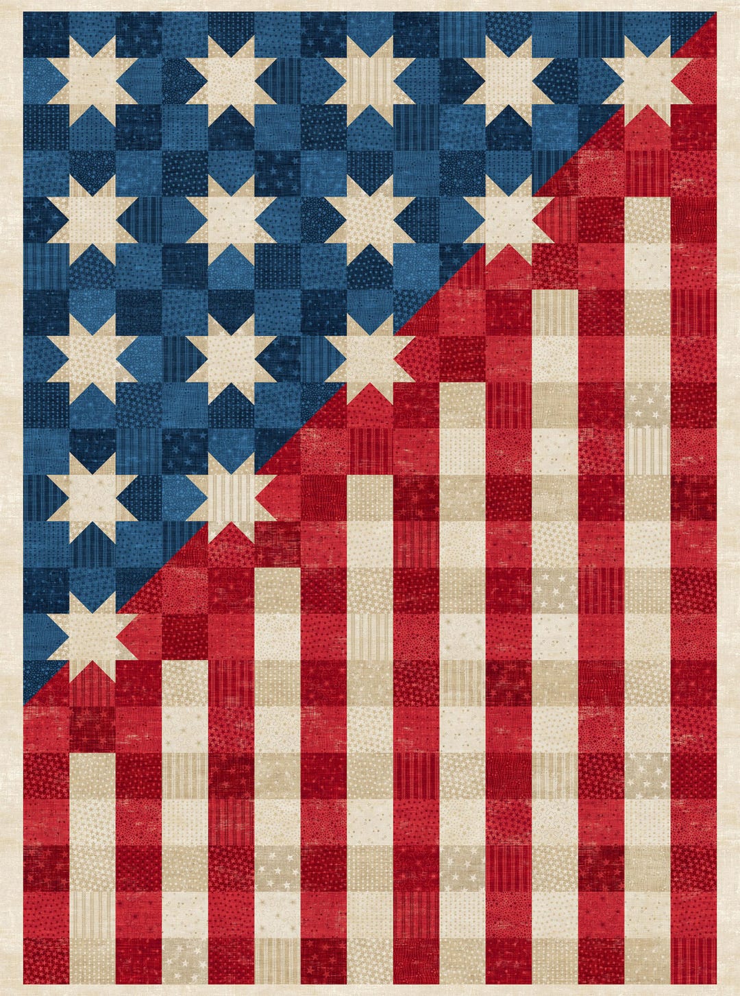 NEW American Heartland - Flag Panel - (DP28730-12) - Etsy