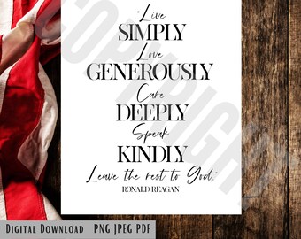 Ronald Reagan Svg | Etsy