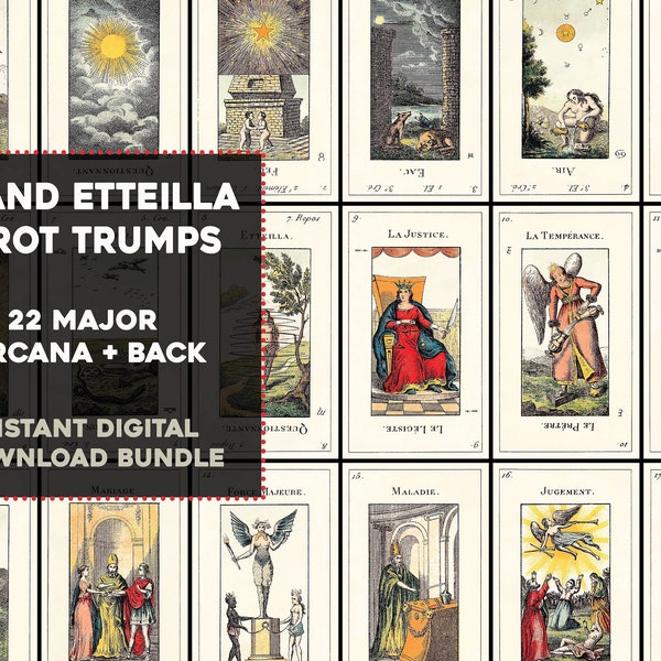 Tarot Etteilla - Etsy