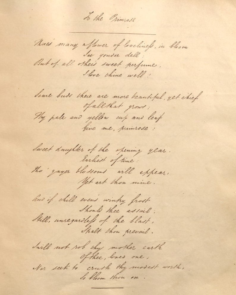 44 Old Handwritten Manuscript Poetry Prose Pages Script - Etsy