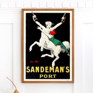 Sandemans Port French Poster | Single Printable Wall Art | Jean D'ylen ...