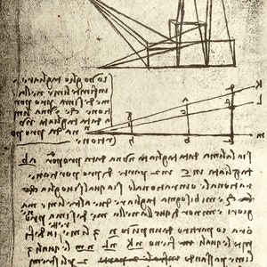 114 Leonardo Da Vinci Manuscript Sketches Notes Diagrams Set 2 | Image ...