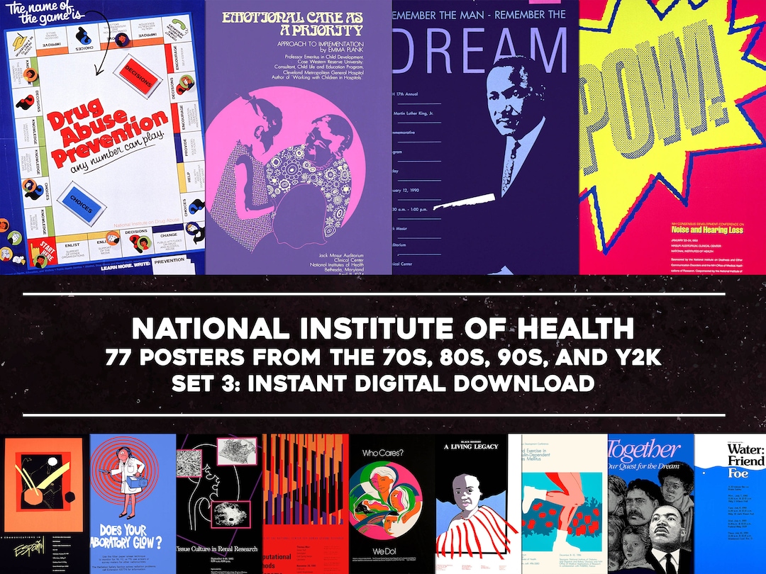77 Retro Health Posters From 70s, 80s, 90s & Y2K | Image Bundle ...