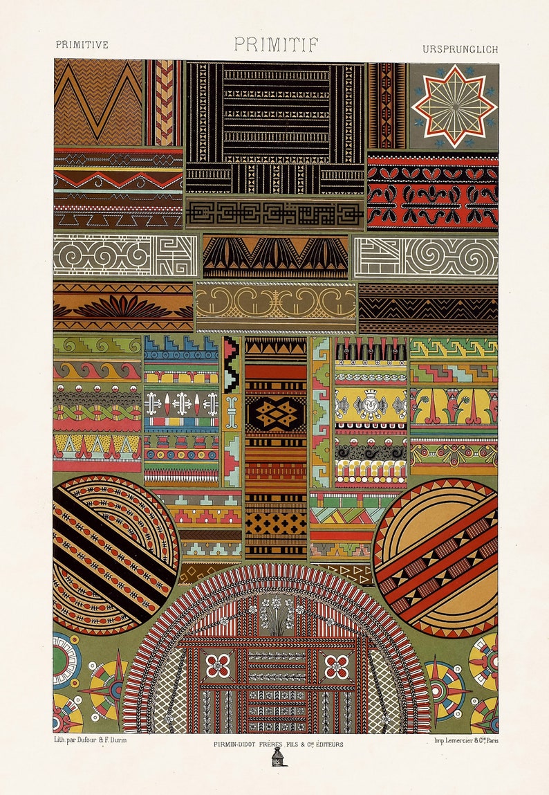 50 Ornamental Designs & Patterns L'ornament Polychrome - Etsy