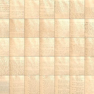 44 Old Handwritten Manuscript Poetry Prose Pages Script | Craft Paper ...