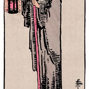 Vintage Pink Rider Waite Smith Complete Tarot Card Deck | Image Bundle ...