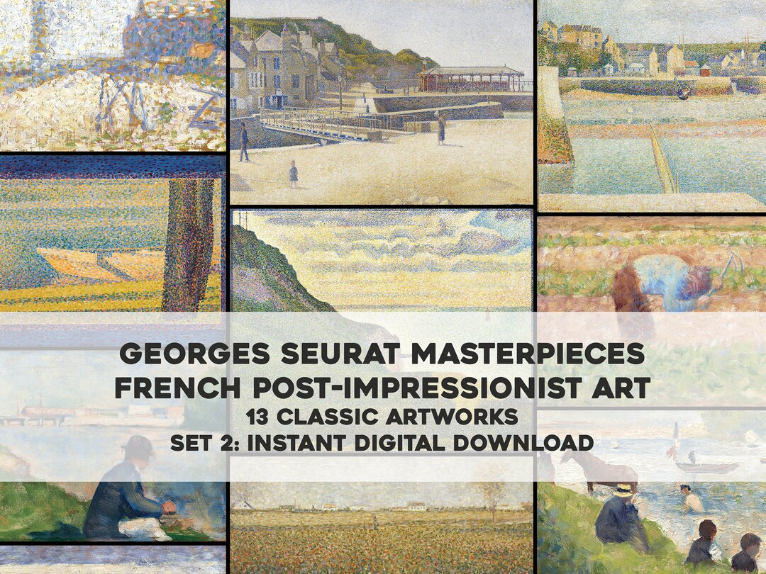 13 Georges Seurat Pointillism Post Impressionist Paintings | HQ Image ...