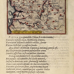 50 Pages of Old World Map Illustrations & Latin Text | Vintage ...