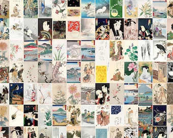 Asian Collage Art - Etsy