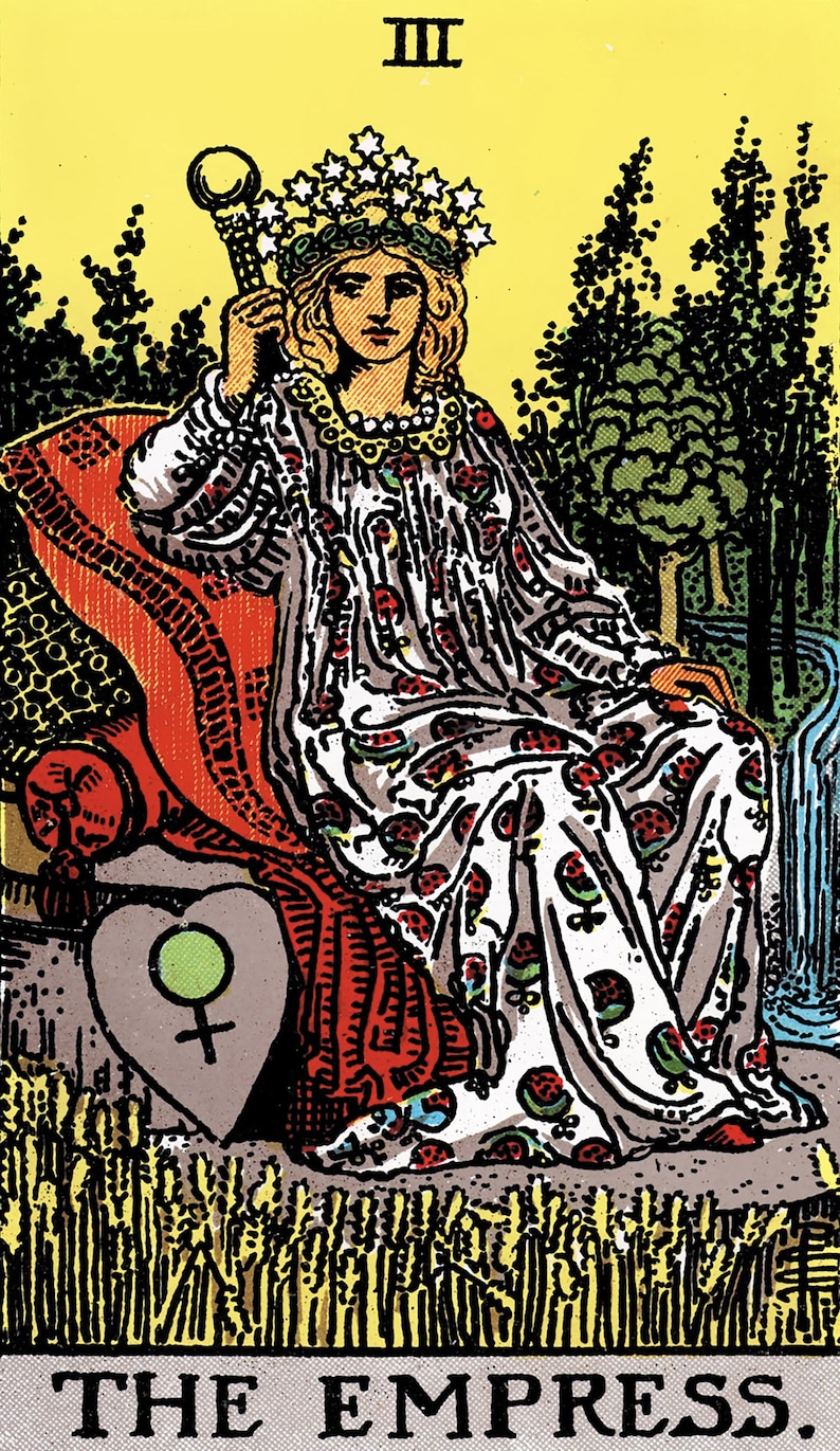 Borderless Rider Waite Smith Full Tarot Deck 78 Cards Instant - Etsy