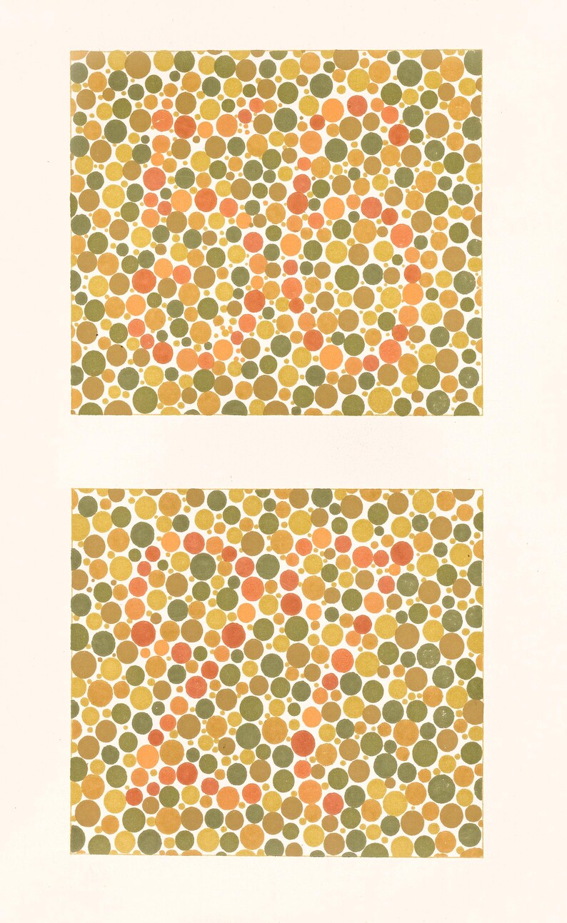 20 Color Blindness Test Charts | HQ Image Bundle Printable Art ...
