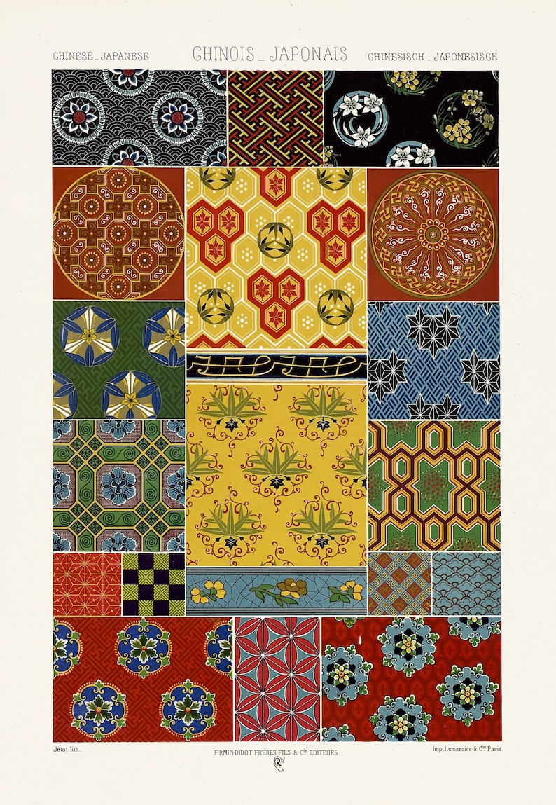 50 Ornamental Designs & Patterns L'ornament Polychrome - Etsy