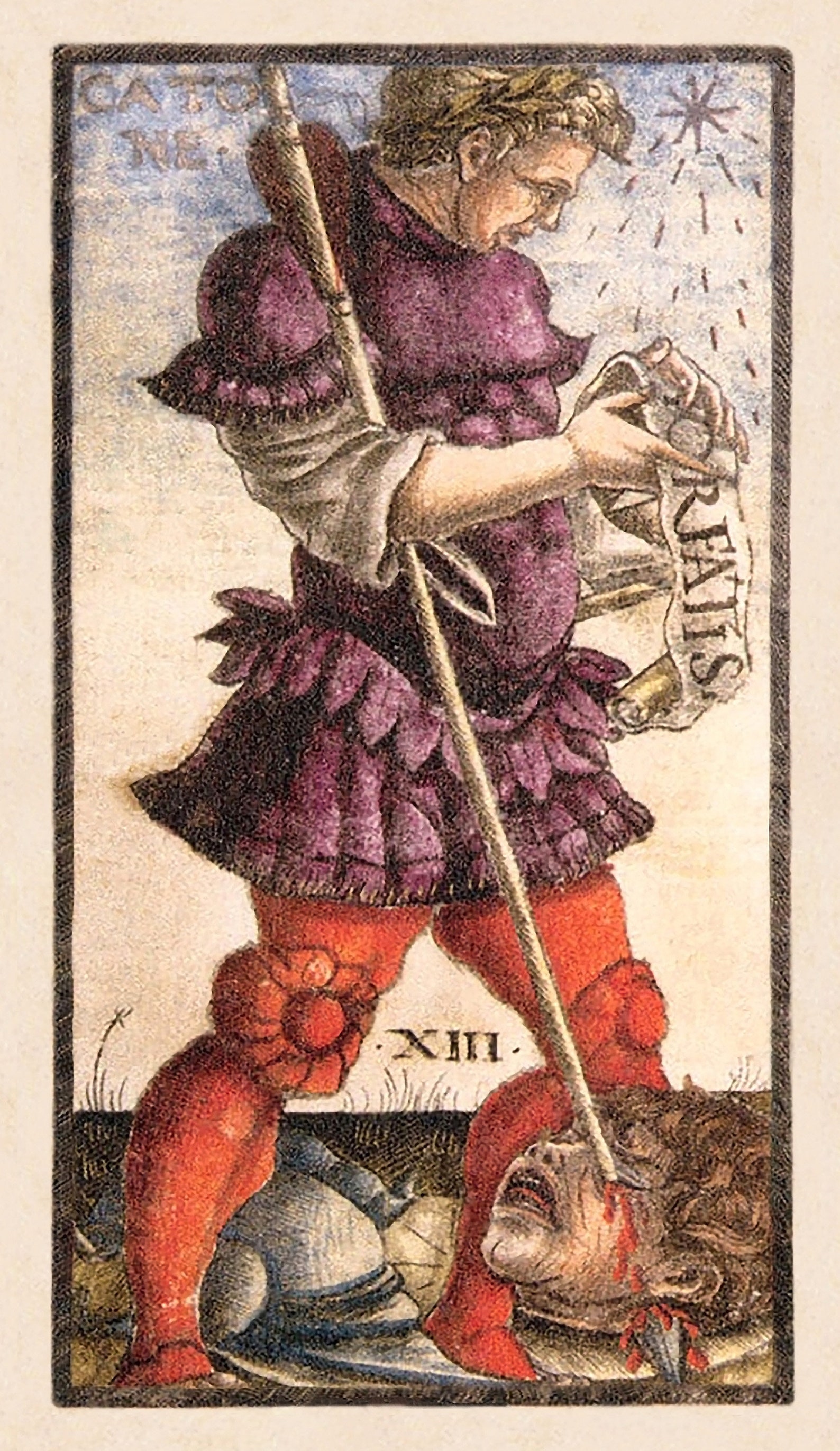 Restored Ancient Italian Sola Busca Tarot Deck Complete Instant ...