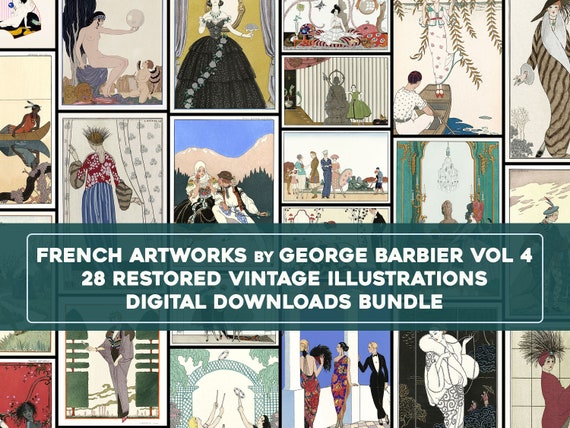 George Barbier Vol. 4 Restored High Resolution Image/printable | Etsy