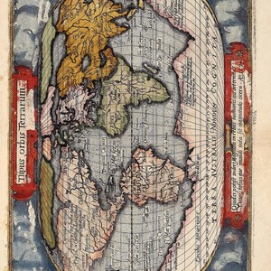50 Pages of Old World Map Illustrations & Latin Text | Vintage ...