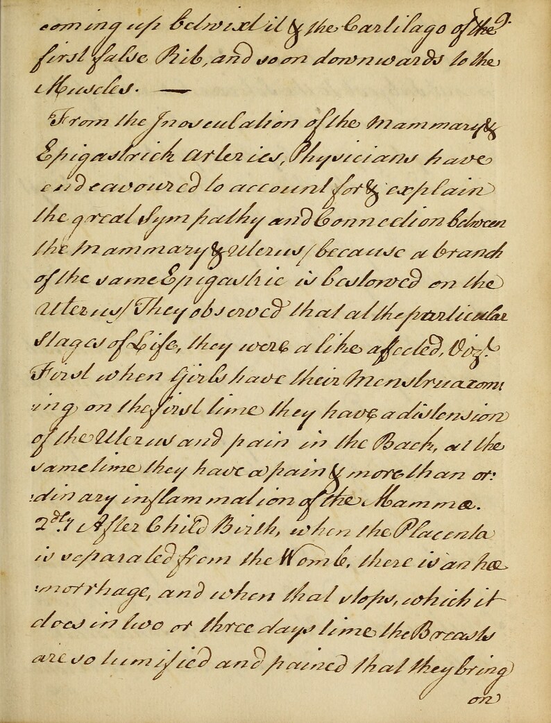 80 Old Handwritten Medical Lecture Pages Manuscript Cursive Script ...