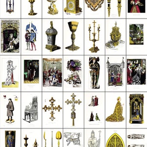 74 Illustrations of Dress & Decoration of the Middle Ages | Image ...