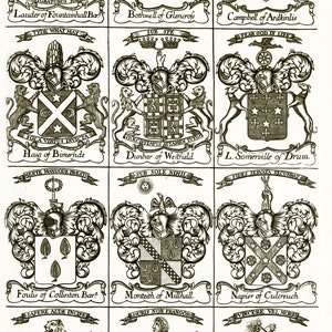 30 Black and White Heraldry Coat of Arms Images Set | HQ Image Bundle ...
