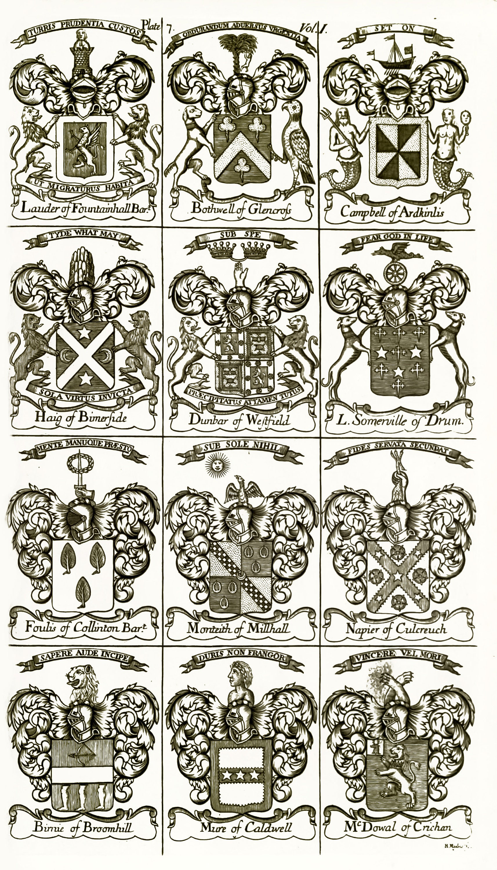 30 Black and White Heraldry Coat of Arms Images Set | HQ Image Bundle ...