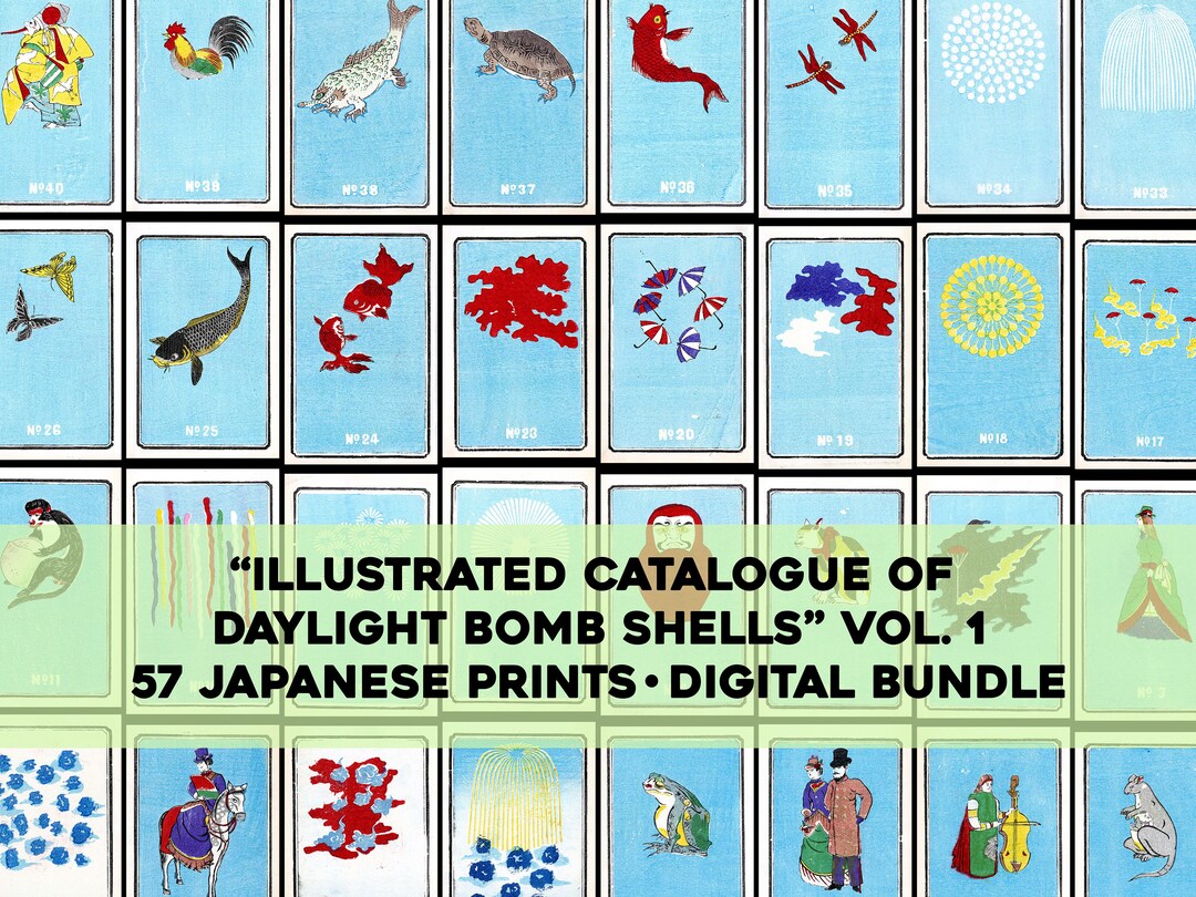 Japanese Daylight Bombshells Set 1 Wall Art/high Quality Image Bundle ...