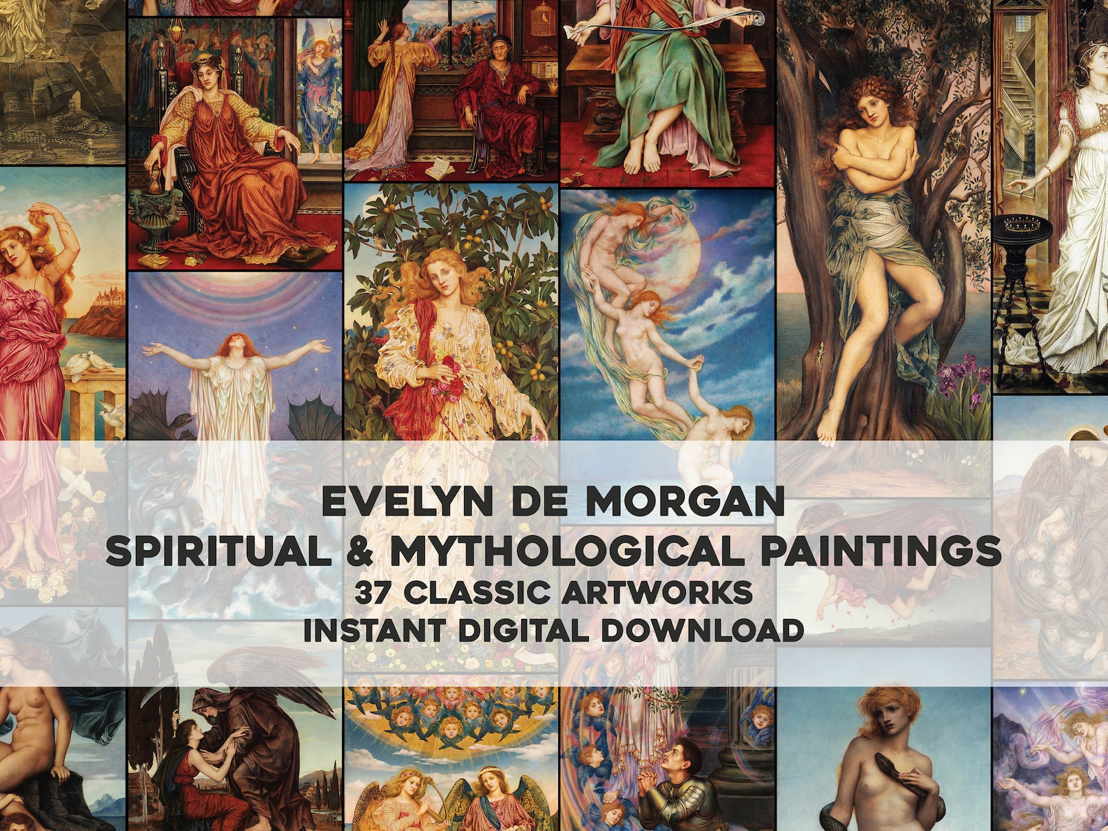 37 Spiritual & Mythological Paintings by Evelyn De Morgan | HQ Image ...