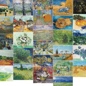 27 Vincent Van Gogh Impressionist Paintings | HQ Image Bundle Printable ...