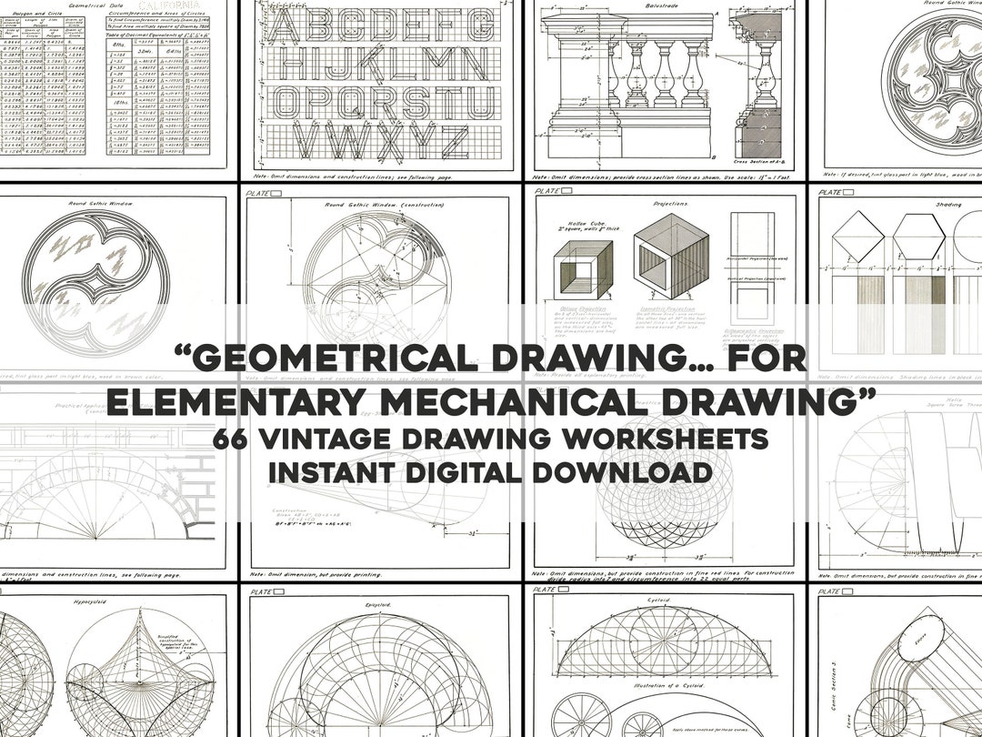 66 Cool Restored Geometric Graphical Drawing Images | Image Bundle ...
