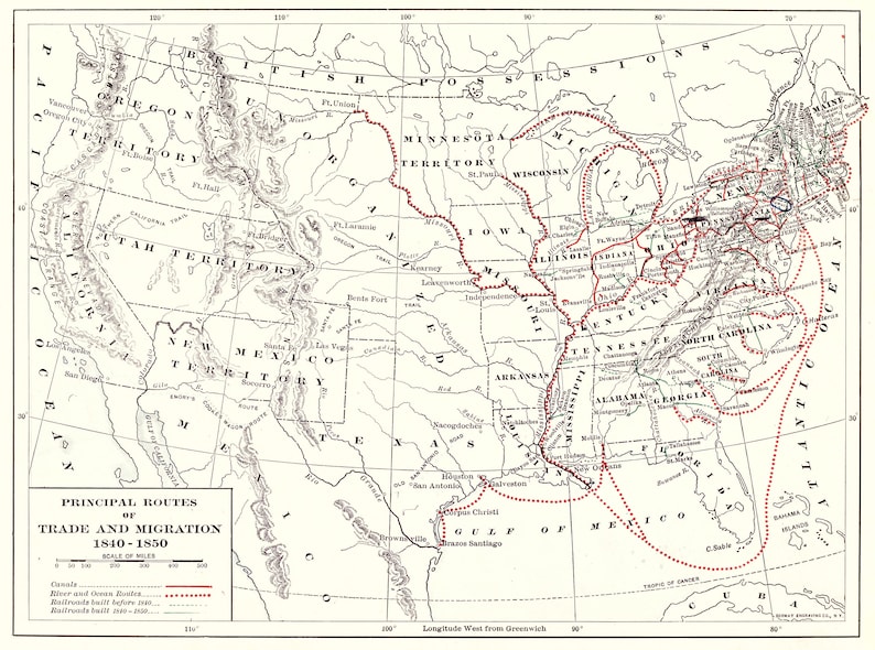 37 Vintage USA & State Maps From 1920s American History Atlas | Image ...