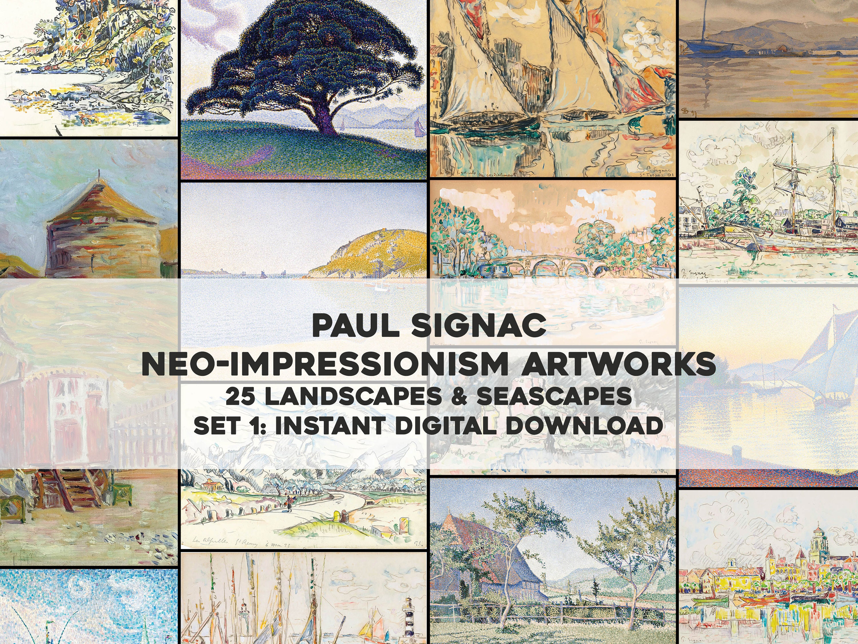 25 Paul Signac Pointillism Post Impressionist Paintings | HQ Image ...
