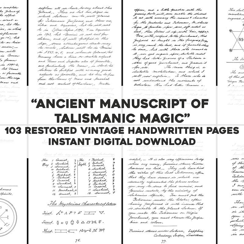 Talisman Paper - Etsy