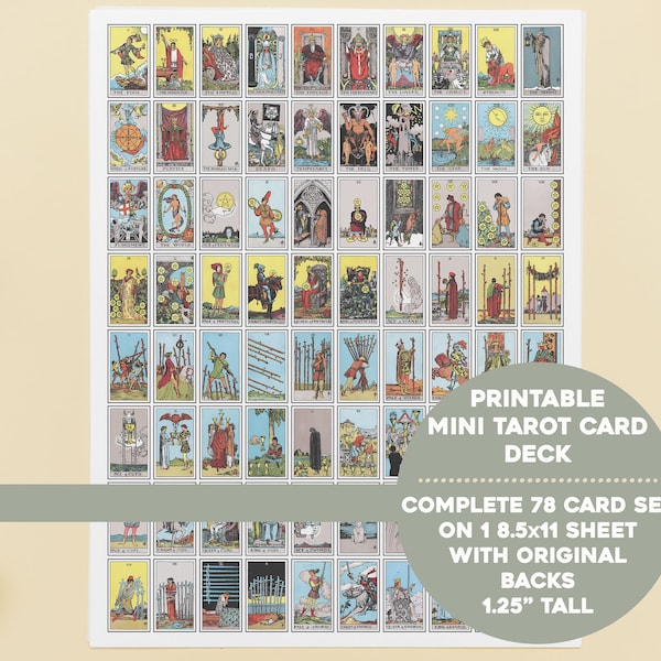 Mini Oracle Deck - Etsy