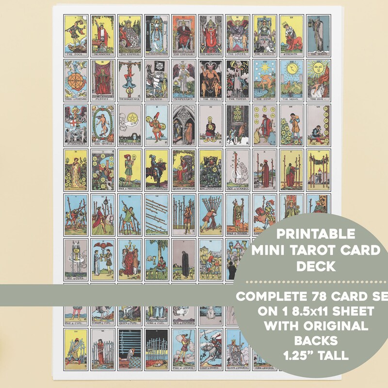 Mini Oracle Deck - Etsy
